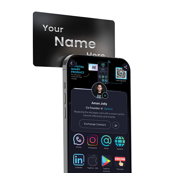 Custom Design Metal Cards – TapOnn